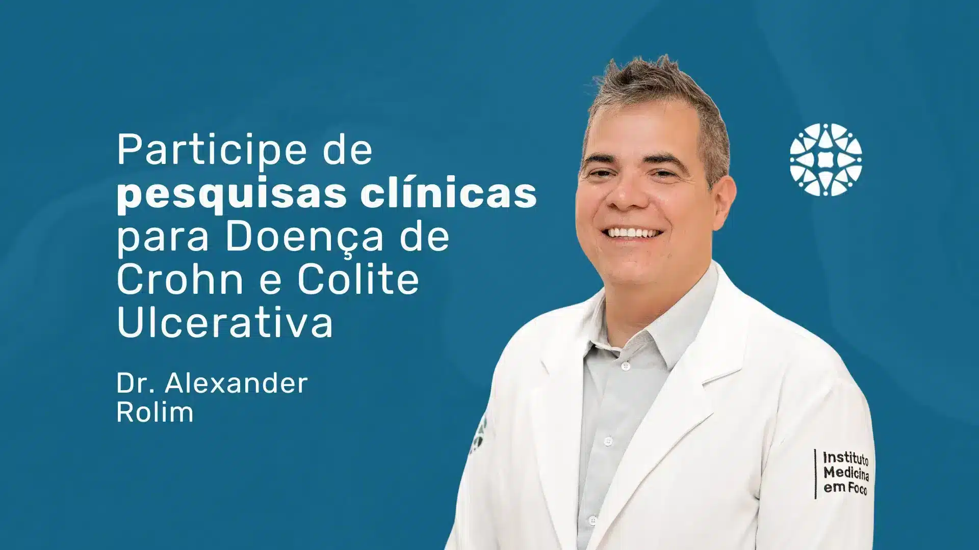 Pesquisa clínica para doença de Crohn e Colites